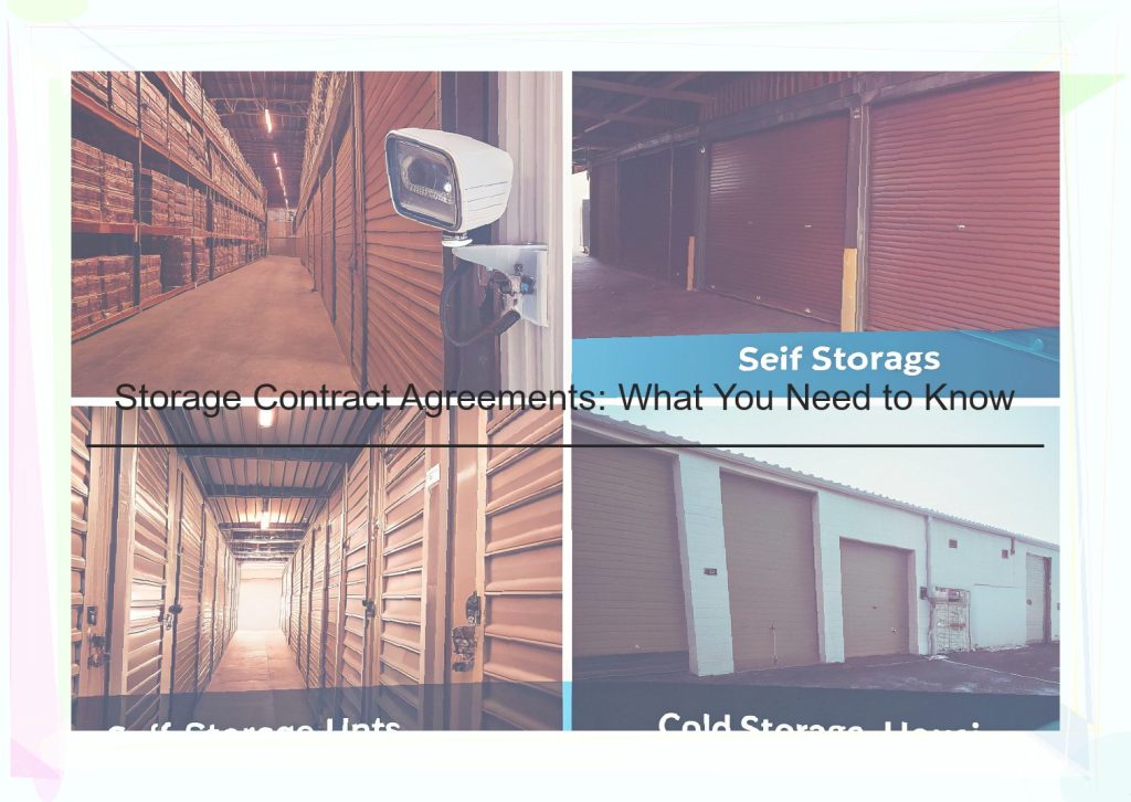 Storage Contract Agreements: What You Need to Know - Lawyer Expertise